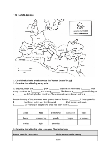 L1 - The Roman Empire | Teaching Resources