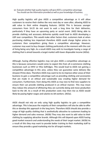 GCSE Business Studies - Theme 2 - 2.3.2 - Working with Suppliers ...