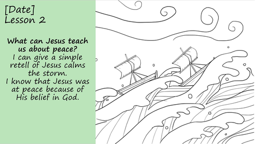 RE - KS1 - Peace (Jesus Calms a Storm) (2 lessons) | Teaching Resources