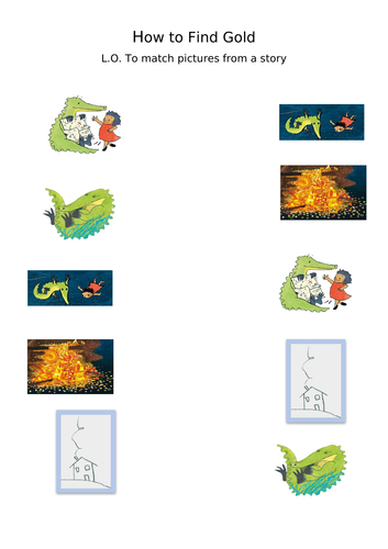 How to find gold - EYFS/SEN worksheets | Teaching Resources