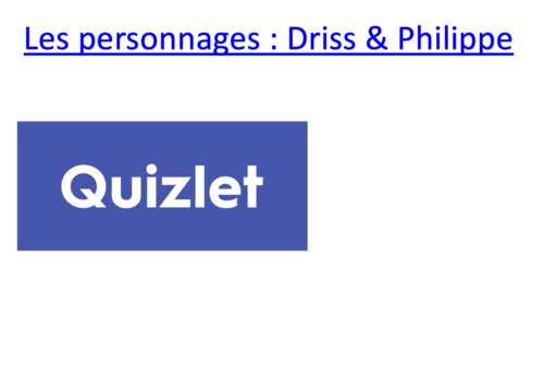 Intouchables : Driss & Philippe | Teaching Resources