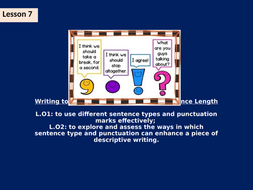 Sentence Structures for effect | Teaching Resources