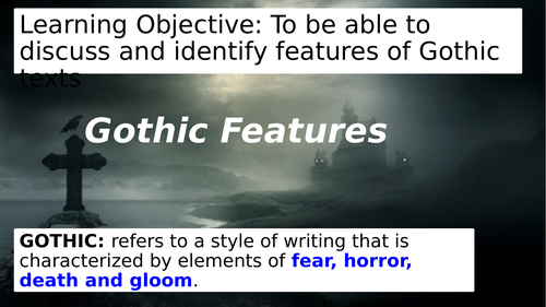 Gothic Features in Literature | Teaching Resources