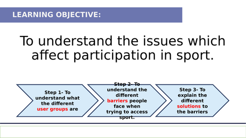 Sport Studies Unit R051- LO1 Powerpoints and end of unit test with ...