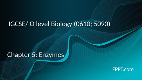 IGCSE/O level Biology Unit 5: Enzymes ppt | Teaching Resources
