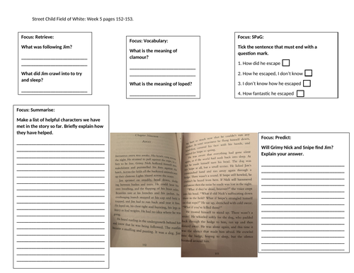 Street child guided reading 6 weekly plan | Teaching Resources