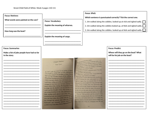 Street child guided reading 6 weekly plan | Teaching Resources