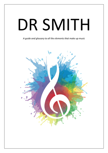 GCSE Music Keywords Glossary (DR SMITH) | Teaching Resources