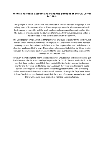 American West Revision Pack | Teaching Resources