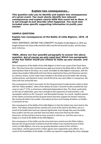 American West Revision Pack | Teaching Resources