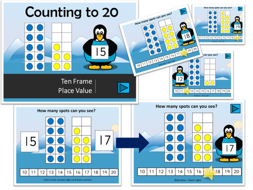 Counting to 20 Ten Frame | Teaching Resources