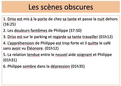 Intouchables : techniques cinématographiques | Teaching Resources