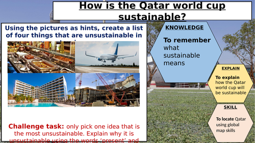 How sustainable is the Qatar world cup | Teaching Resources