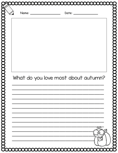 Fall (USA) and autumn (UK) English writing prompts | Teaching Resources