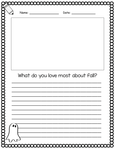 Fall (USA) and autumn (UK) English writing prompts | Teaching Resources
