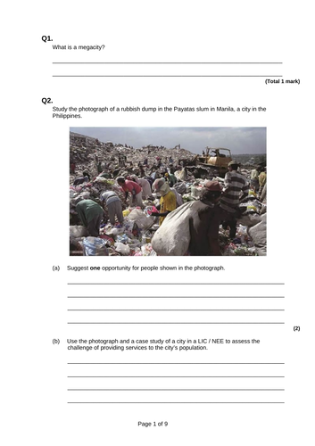 AQA GCSE Geography Revision Pack Paper 2 | Teaching Resources AQA GCSE Geography Revision Pack Paper 2 | Teaching Resources