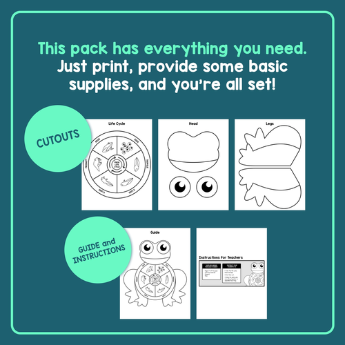 Life Cycle of a Frog Craft / Frog Life Cycle / Spring Bulletin Board ...