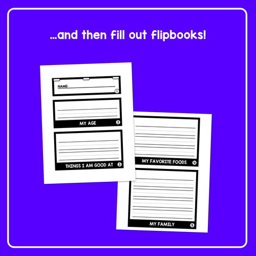 All About Me Planet Craft / No Prep About Me Activity, Back to School ...