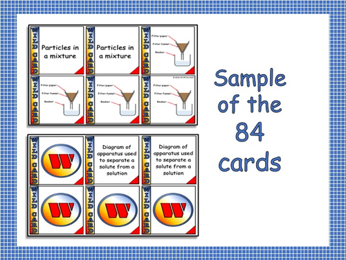 Separating Mixtures - Wildcard and Snap Card Games KS3 | Teaching Resources