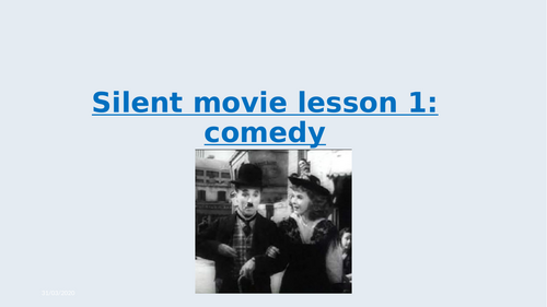 Silent Movie | Teaching Resources