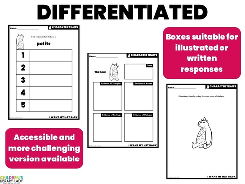 I Want My Hat Back Activities - Reading Comprehension Activities KS 1 ...