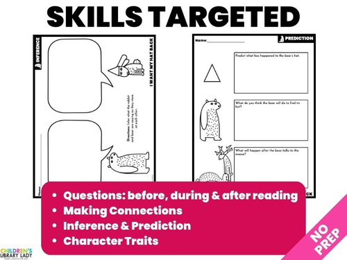 I Want My Hat Back Activities - Reading Comprehension Activities KS 1 ...