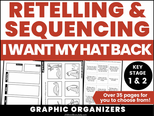 I Want My Hat Back Retelling, Sequencing & Summarizing Activities ...