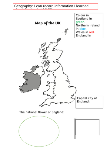 KS1 Geography United Kingdom | Teaching Resources