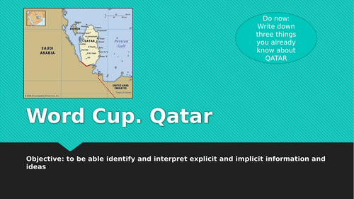 Qatar World Cup controversies. Paper 2 non-fiction skills. Reading and ...