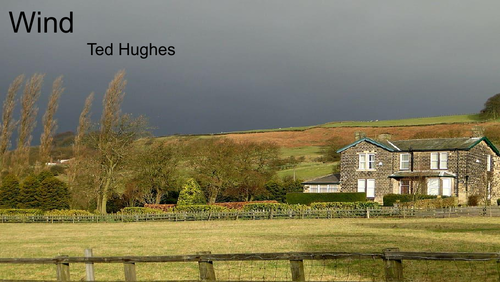 'Wind' Ted Hughes: analysis and class tasks. | Teaching Resources