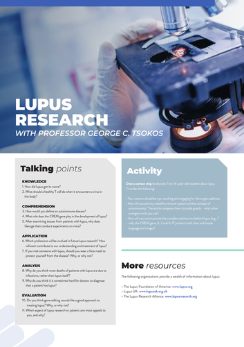 How can scientists improve the well-being of patients with lupus ...