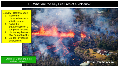 Volcano Key Features | Teaching Resources