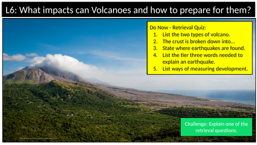 Earthquakes Volcanoes IGCSE Cambridge | Teaching Resources