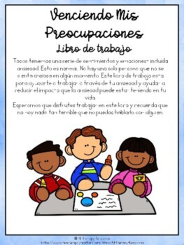SPANISH VERSION Beating My Worries Workbook - Anxiety, Confidence ...
