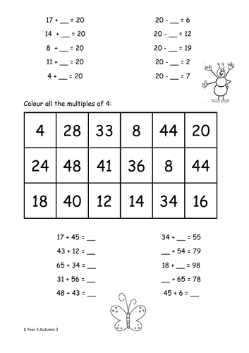 Year 3 Mental Maths workbook collection | Teaching Resources