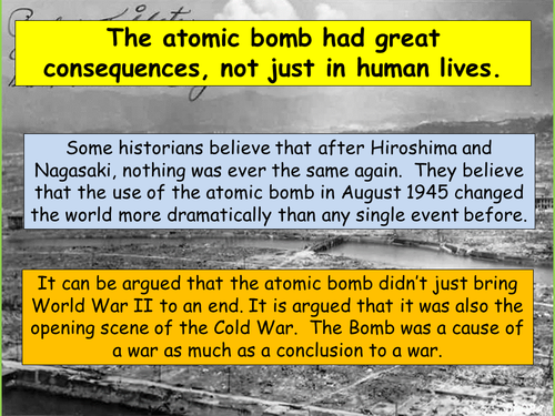 Atomic Bomb | Teaching Resources