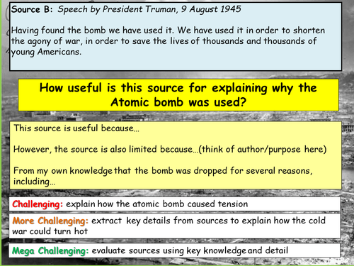 Atomic Bomb | Teaching Resources