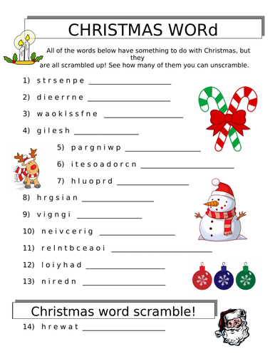 Christmas BUNDLE 3 Items | Teaching Resources