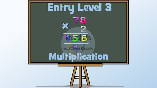 Functional Skills Maths - Entry Level 3 - Multiplication PowerPoint ...