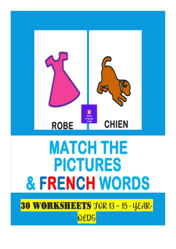 Match The Pictures & French Words | Teaching Resources