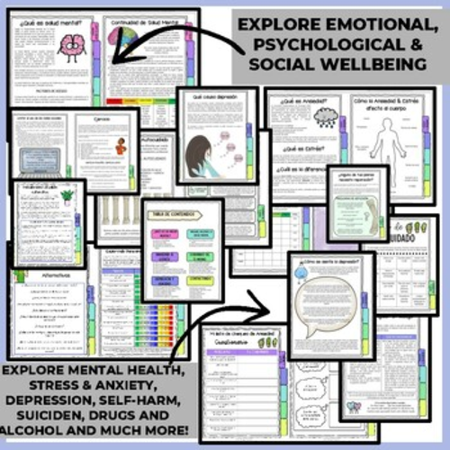 SPANISH VERSION | MENTAL HEALTH PORTFOLIO | Depression Suicide Drugs ...