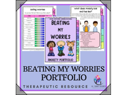 BEATING MY WORRIES PORTFOLIO | Anxiety Stress | Counseling | Teaching ...