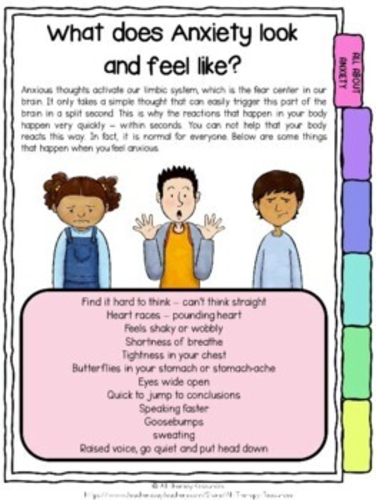 BEATING MY WORRIES PORTFOLIO | Anxiety Stress | Counseling | Teaching ...