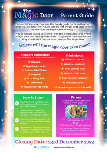 The Magic Door | Creative Writing Competition | 5-11 Years | Teaching ...