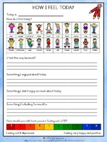 My Feelings and Behavior Workbook I Lesson Classroom Management ...