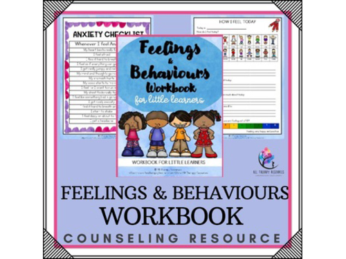 My Feelings and Behavior Workbook I Lesson Classroom Management ...