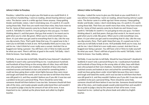 The Outsiders by S E Hinton Scheme of Work | Teaching Resources