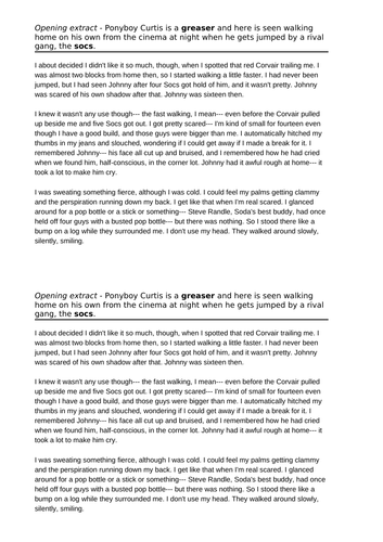 The Outsiders by S E Hinton Scheme of Work | Teaching Resources