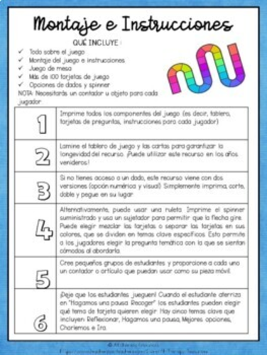 SPANISH VERSION - Let's Pause - Impulse Control Anger Management Game ...