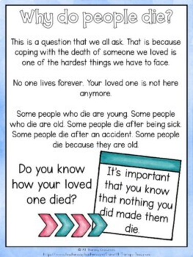 Grief Loss Death Social Narrative - Coping with Loss | Teaching Resources